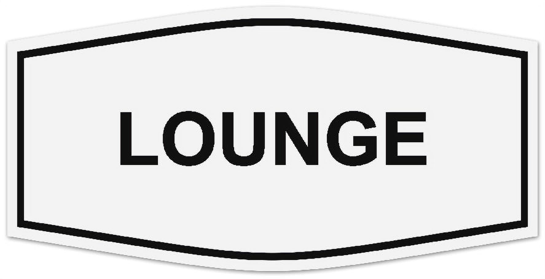 Signs ByLITA Fancy Lounge Sign - Laser-Engraved Lettering | Durable ABS ...