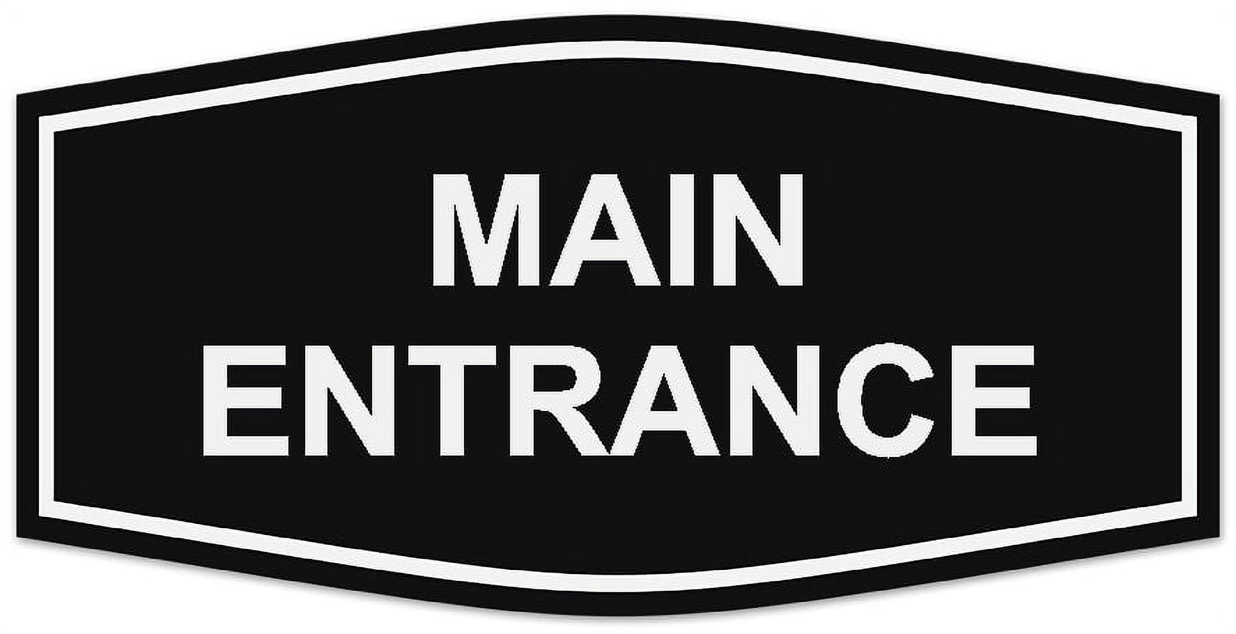 Signs ByLITA Fancy Main Entrance Sign - Laser-Engraved Lettering ...