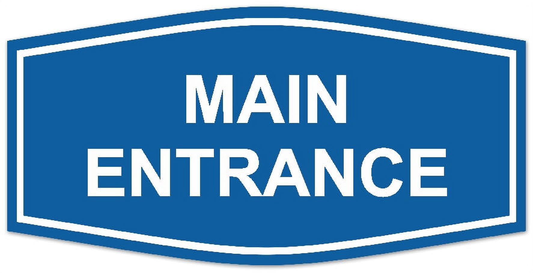 Signs ByLITA Fancy Main Entrance Sign - Laser-Engraved Lettering ...