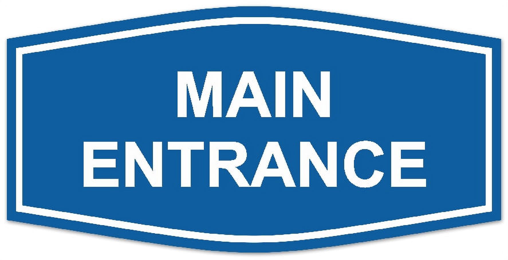 Signs ByLITA Fancy Main Entrance Sign - Laser-Engraved Lettering ...