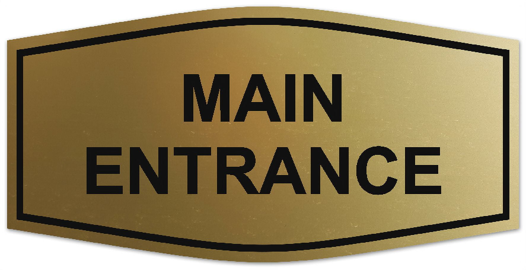 Signs ByLITA Fancy Main Entrance Sign - Laser-Engraved Lettering ...