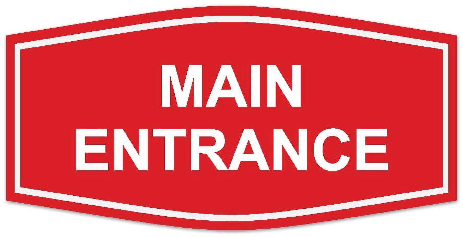 Signs ByLITA Fancy Main Entrance Sign - Laser-Engraved Lettering ...