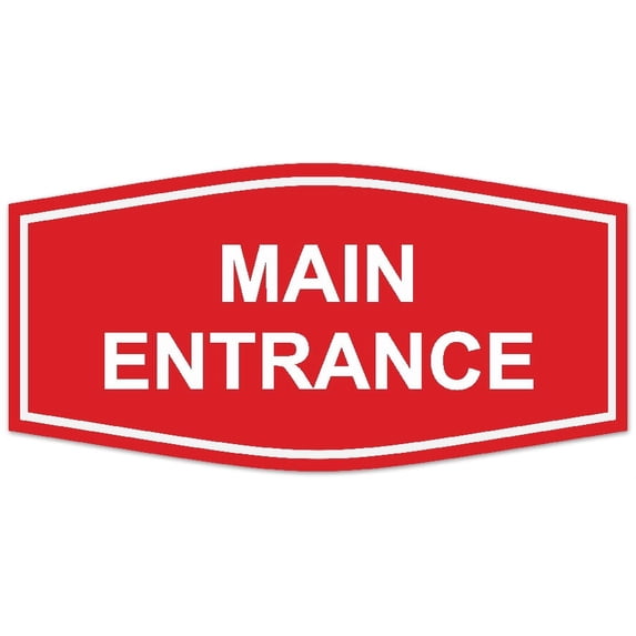 Signs ByLITA Fancy Main Entrance Sign - Laser-Engraved Lettering ...