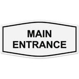 Signs ByLITA Fancy Main Entrance Sign - Laser-Engraved Lettering ...