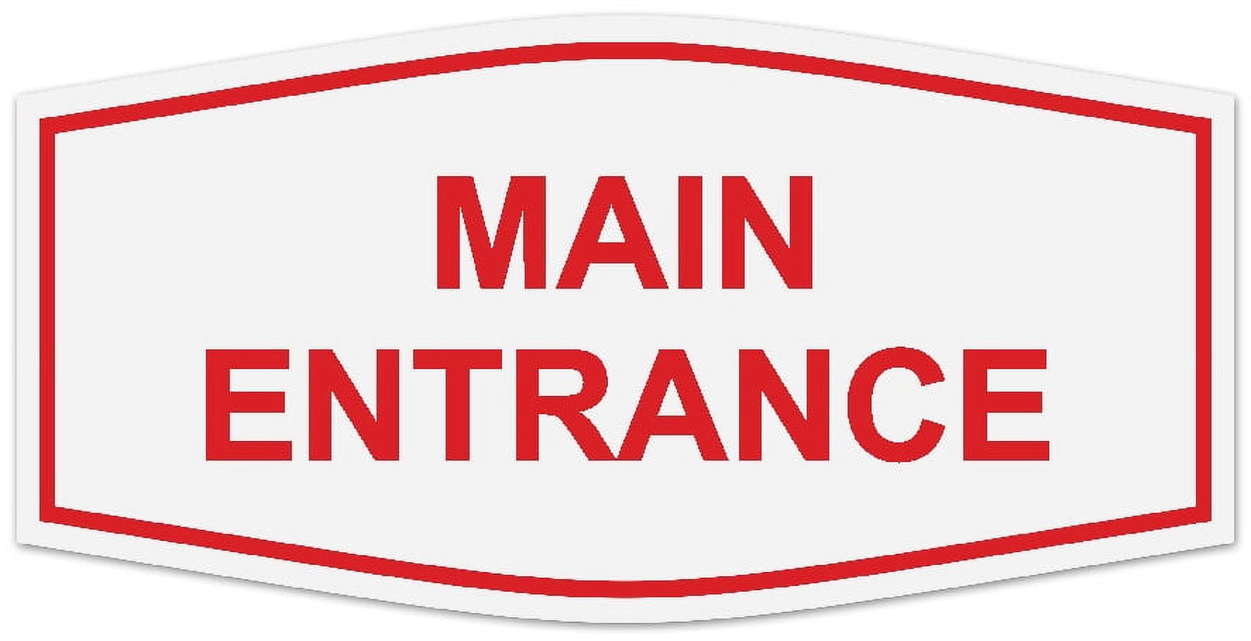 Signs ByLITA Fancy Main Entrance Sign - Laser-Engraved Lettering ...