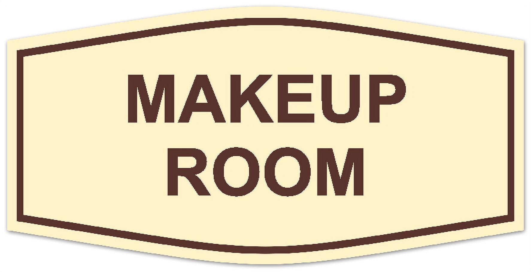 Signs ByLITA Fancy Makeup Room Sign - Laser-Engraved Lettering ...