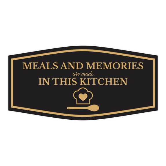 Signs ByLITA Fancy Meals and Memories are Made In this Kitchen Sign ...