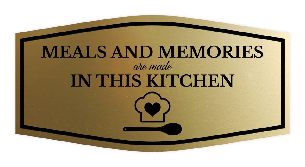 Signs ByLITA Fancy Meals and Memories are Made In this Kitchen Sign ...