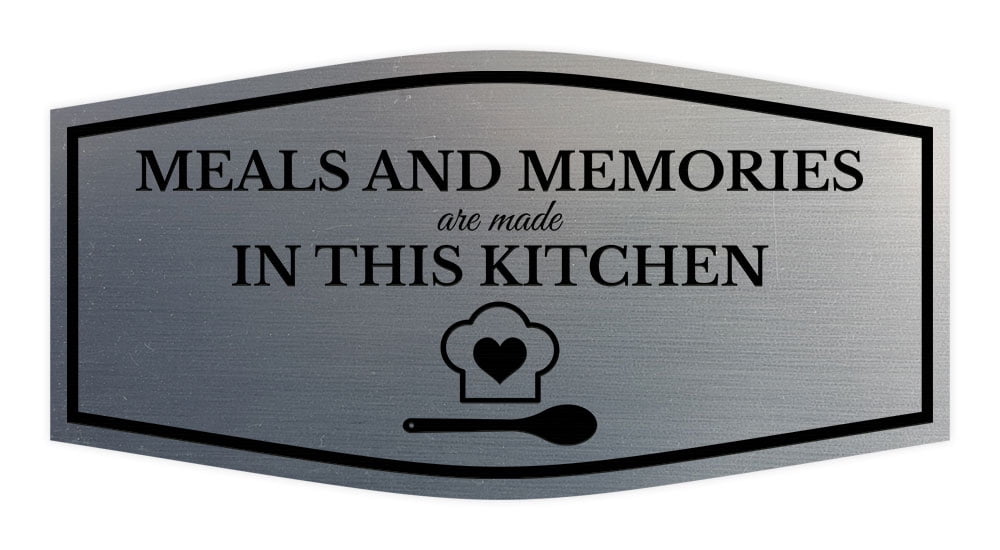 Signs ByLITA Fancy Meals and Memories are Made In this Kitchen Sign ...