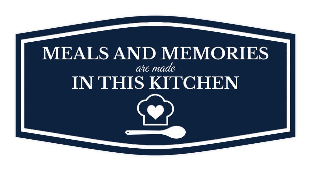Signs ByLITA Fancy Meals and Memories are Made In this Kitchen Sign ...