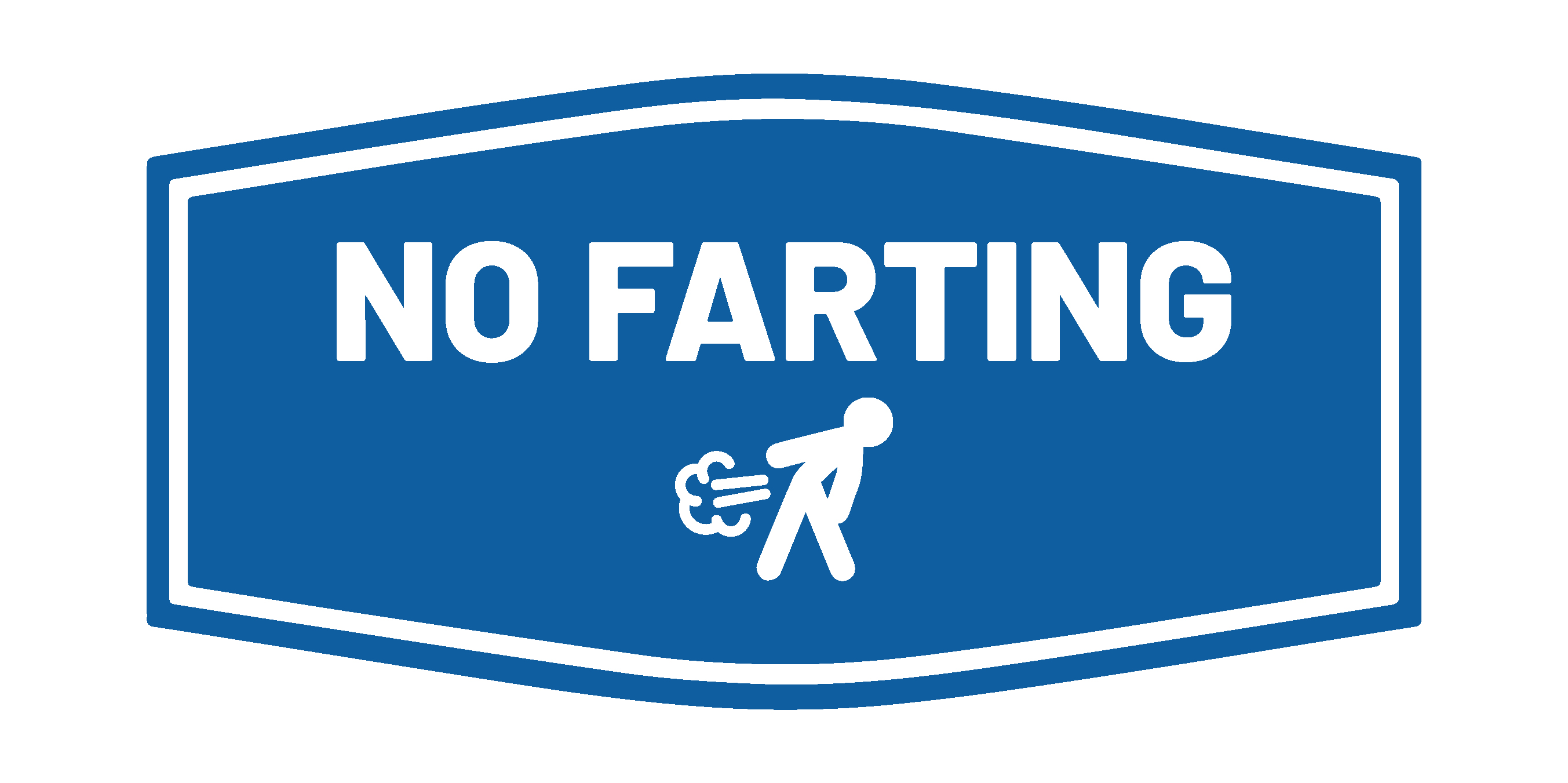 Caution Farting Zone Sign - Walmart.com