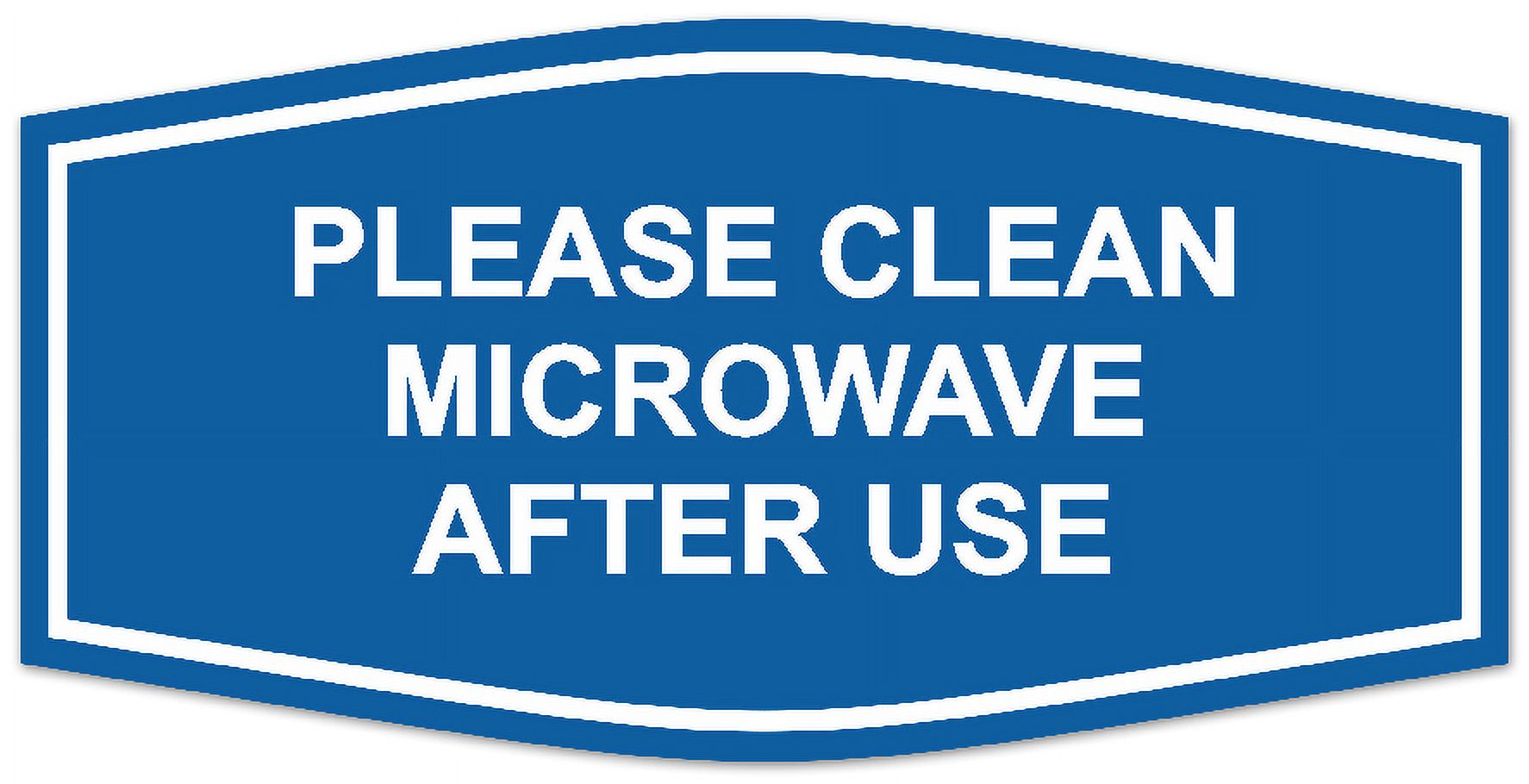 Signs ByLITA Fancy Please Clean Microwave After Use Sign - Laser ...