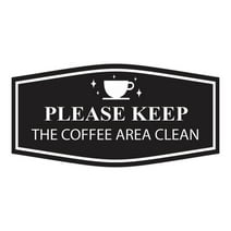 Signs ByLITA Designer Please Clean Station Before Leaving Sign (Black ...