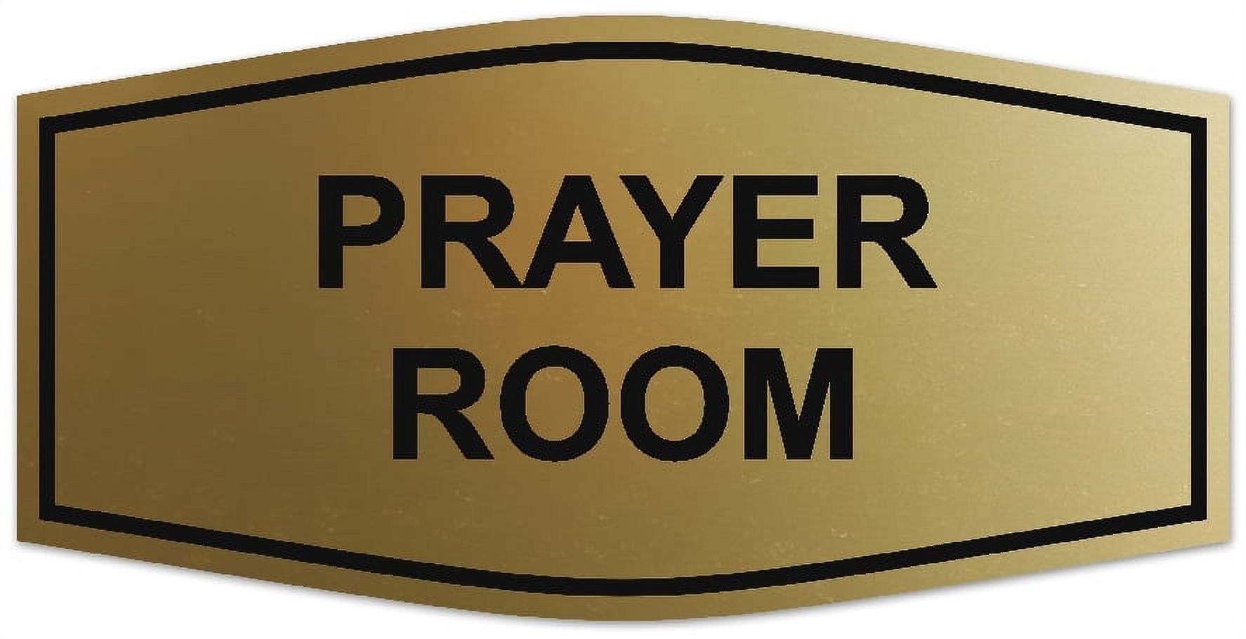 Signs ByLITA Fancy Prayer Room Sign - Laser-Engraved Lettering ...