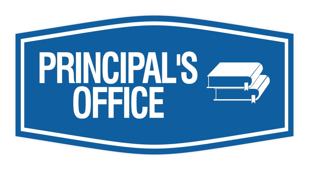 Signs ByLITA Fancy Principal's Office Sign (Blue) - Large - Walmart.com