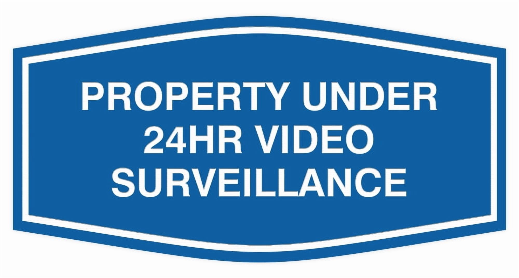 Signs ByLITA Fancy Property Under 24Hr Audio and Video Recording Sign ...