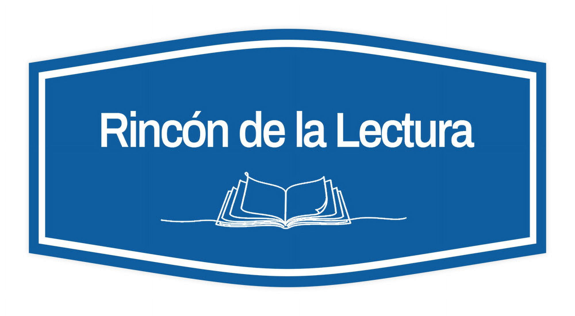 Signs ByLITA Fancy Rincon de la Lectura Easy Installation | Classroom ...