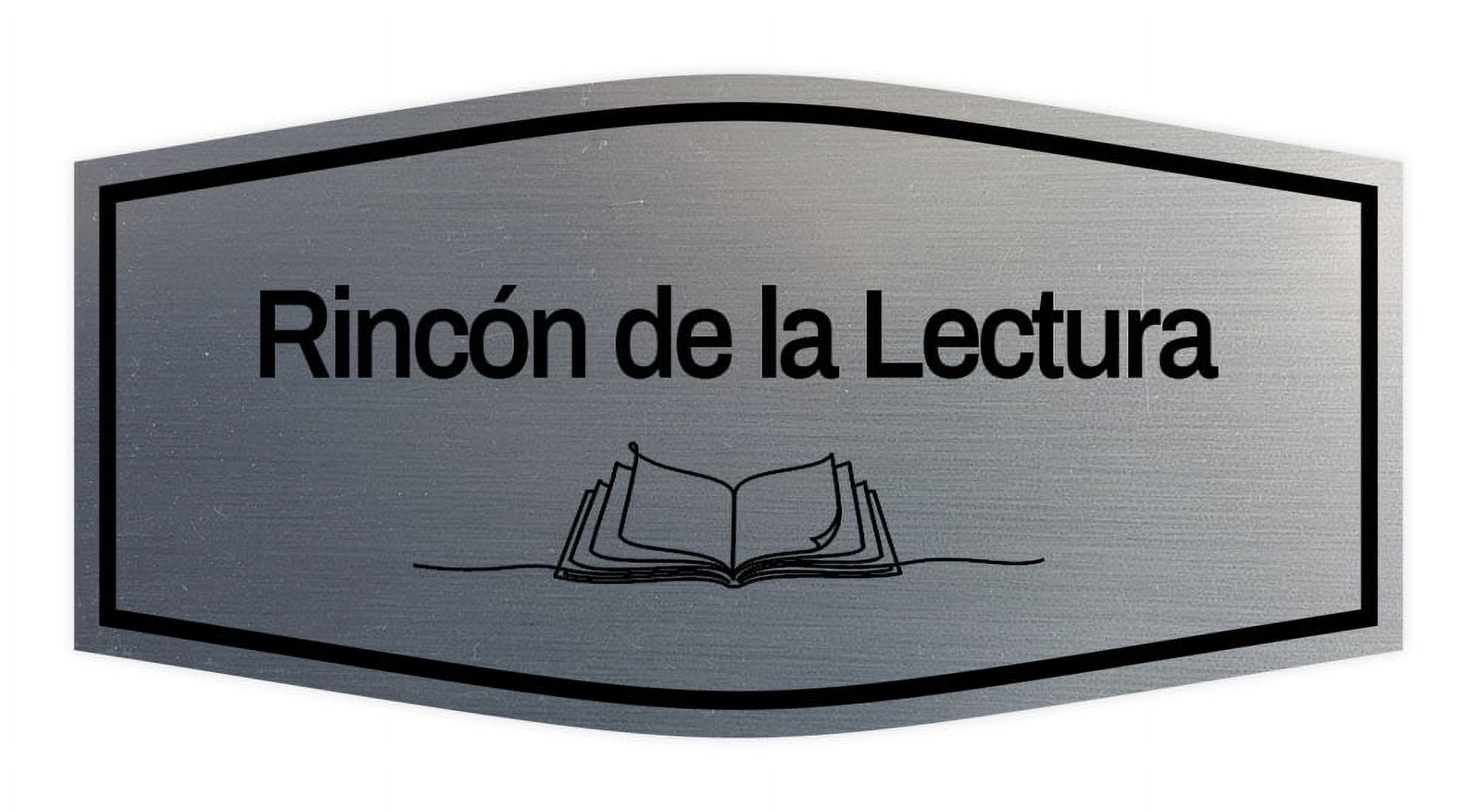 Signs ByLITA Fancy Rincon de la Lectura Easy Installation | Classroom ...