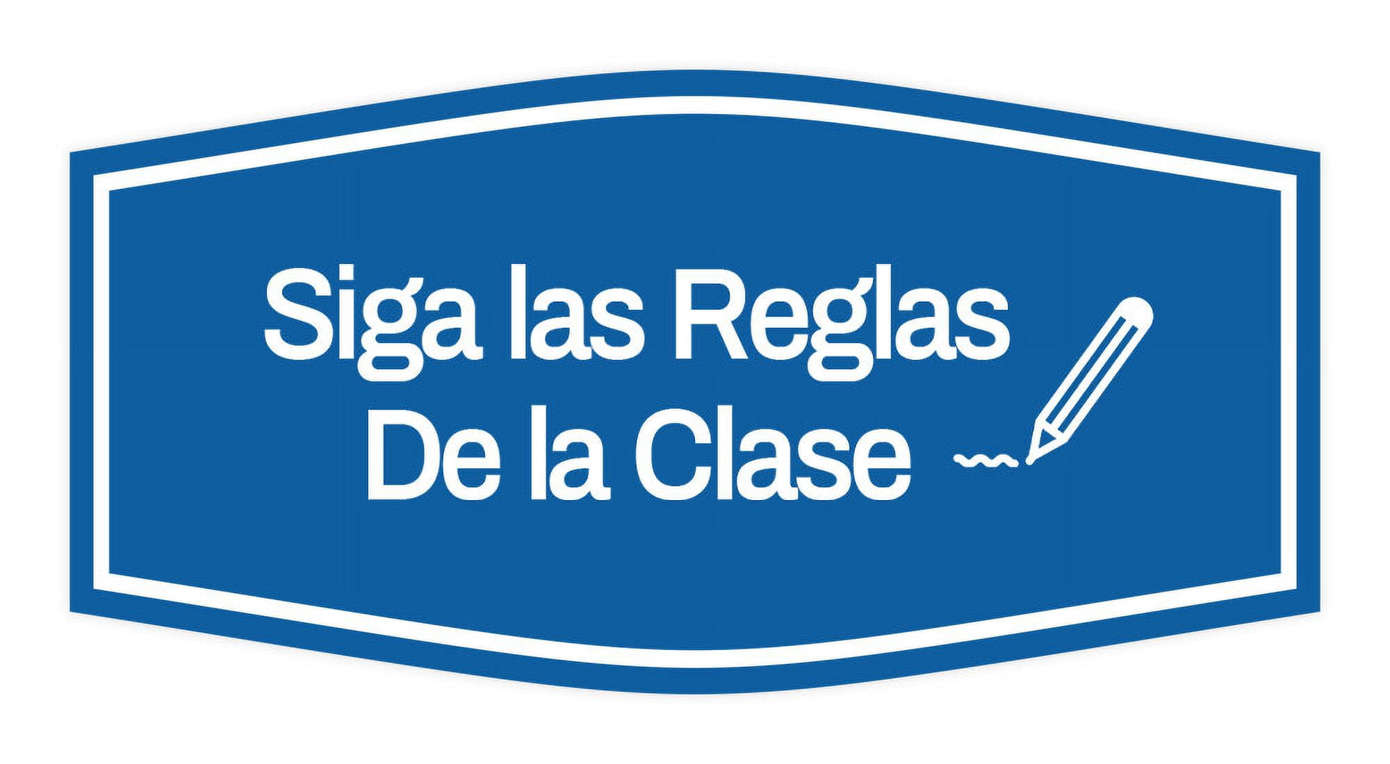 Signs ByLITA Fancy Siga las Reglas de la Clase Easy Installation ...