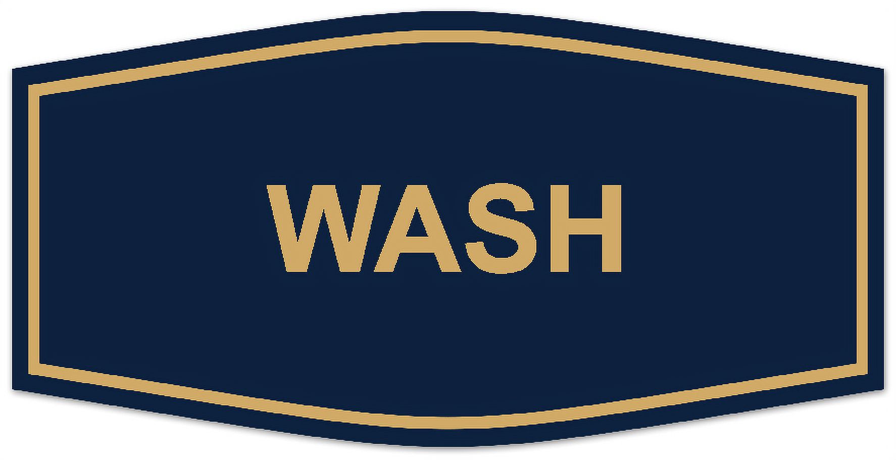 Signs ByLITA Fancy Wash Sign - Laser-Engraved Lettering | Durable ABS ...