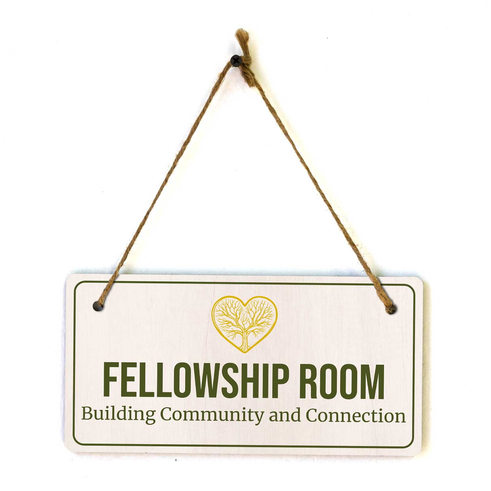 Signs ByLITA Fellowship Room â€“ Building Community and Connection 5x10 ...