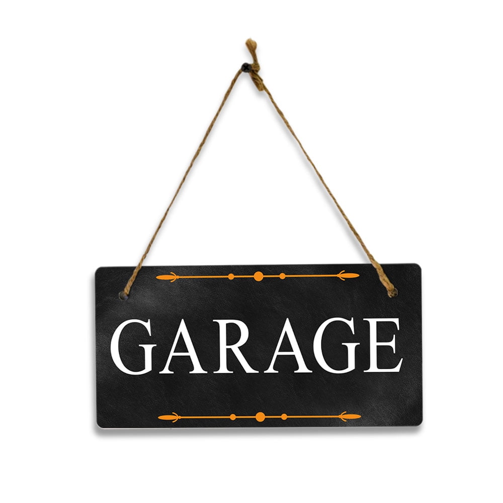 Signs ByLITA Garage 5x10 Hanging Plus Wall or Door Sign | Home Room ...