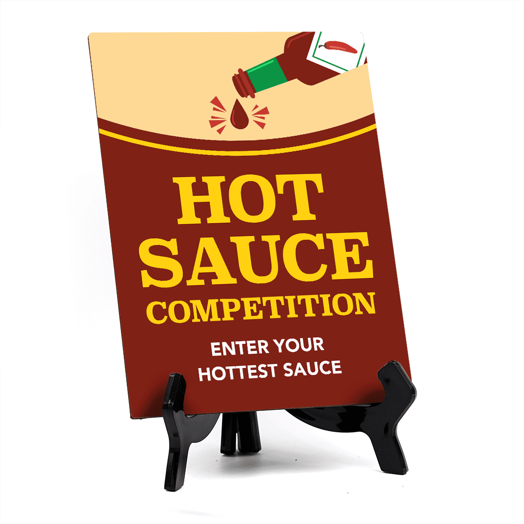 Signs ByLITA Hot Sauce Competition: Enter Your Hottest Sauce Table Sign ...