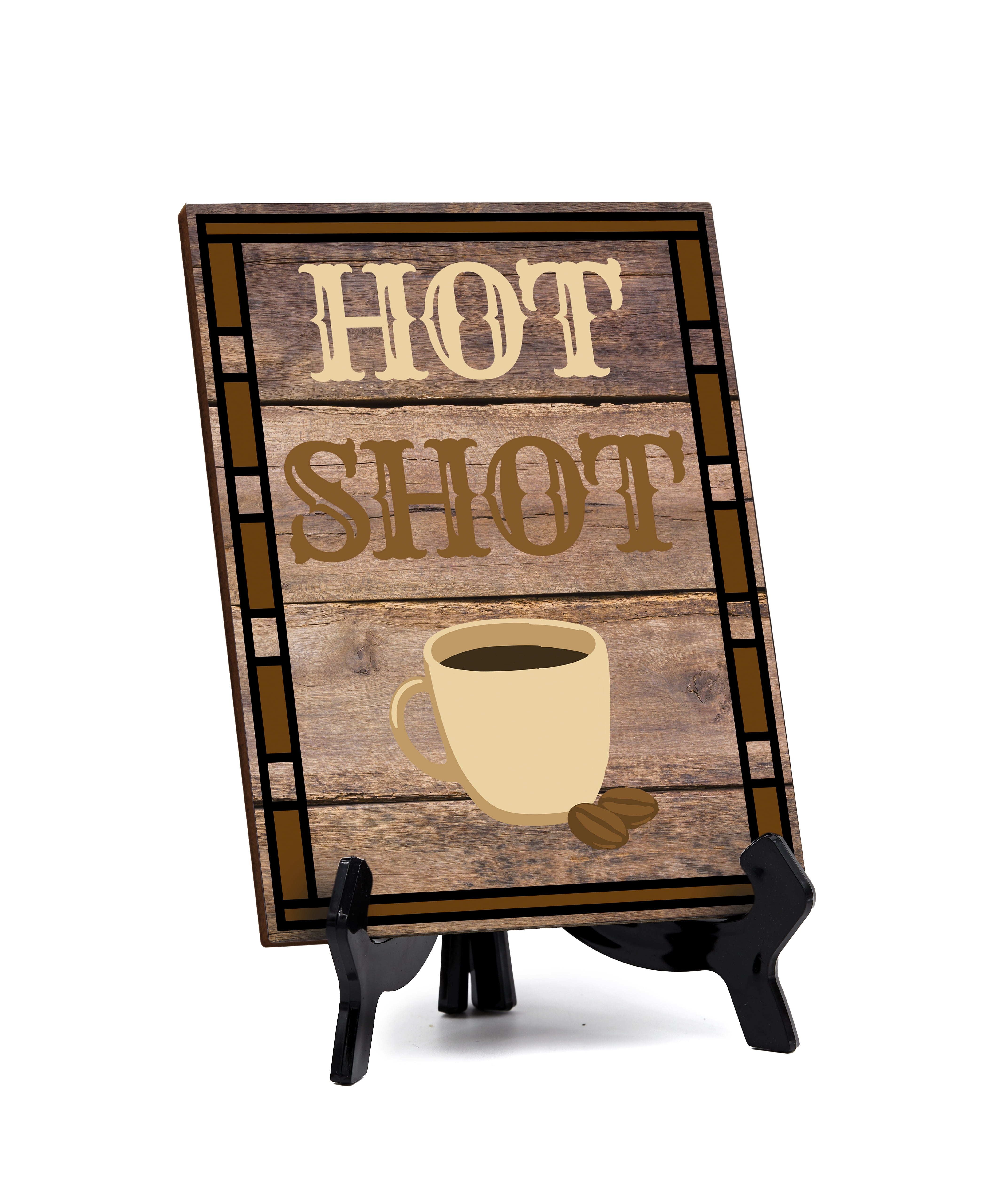 Signs ByLITA Hot Shot Table Sign with Acrylic Stand (6x8“) - Walmart.com