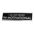 Signs ByLITA I AM NOT BOSSY I'M MOTIVATIONAL Novelty Desk Sign ...