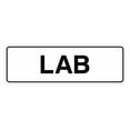 Signs ByLITA New Standard Lab Sign (White) - Small - Walmart.com