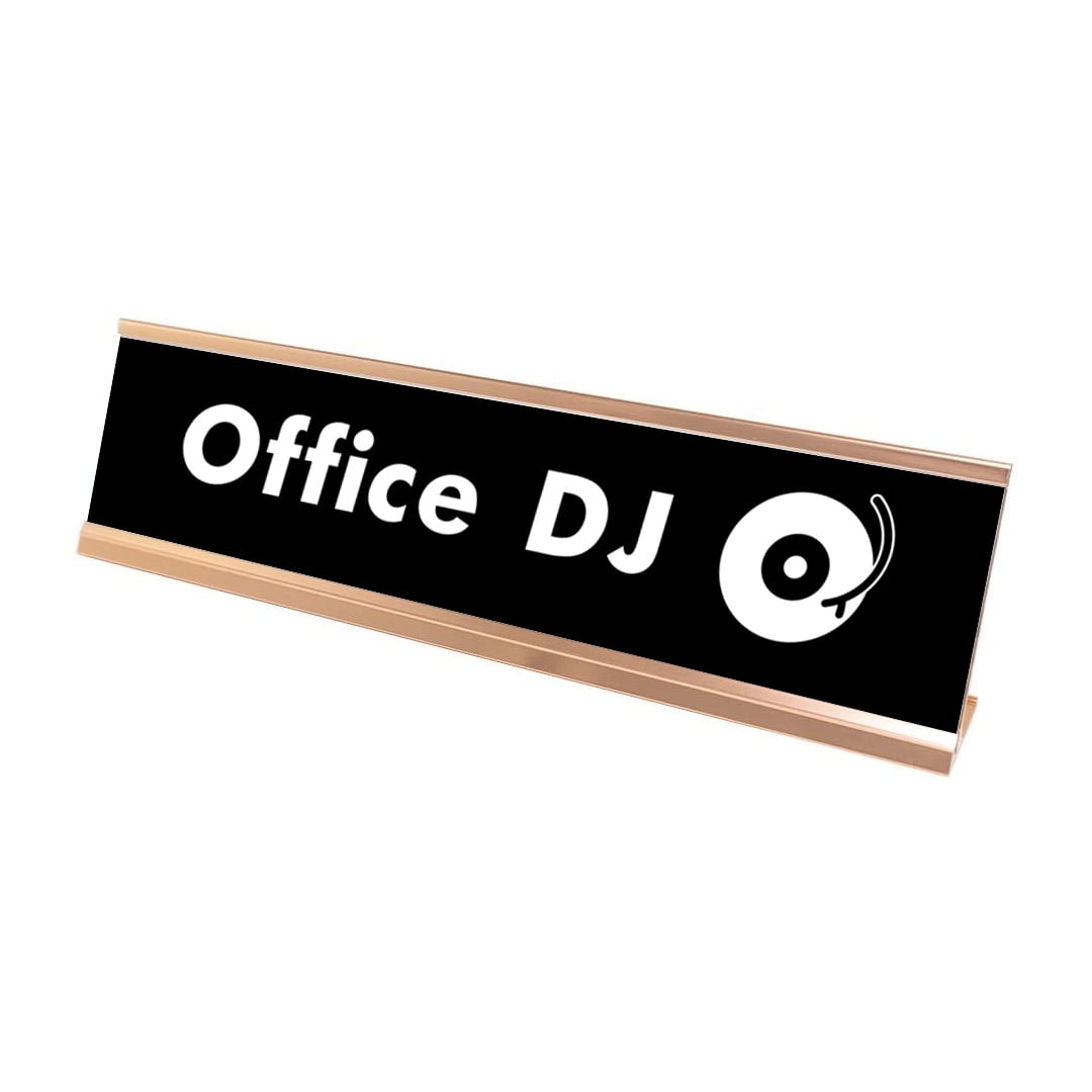 Signs ByLITA Office DJ Desk Sign, novelty nameplate (2 x 8") - Walmart.com