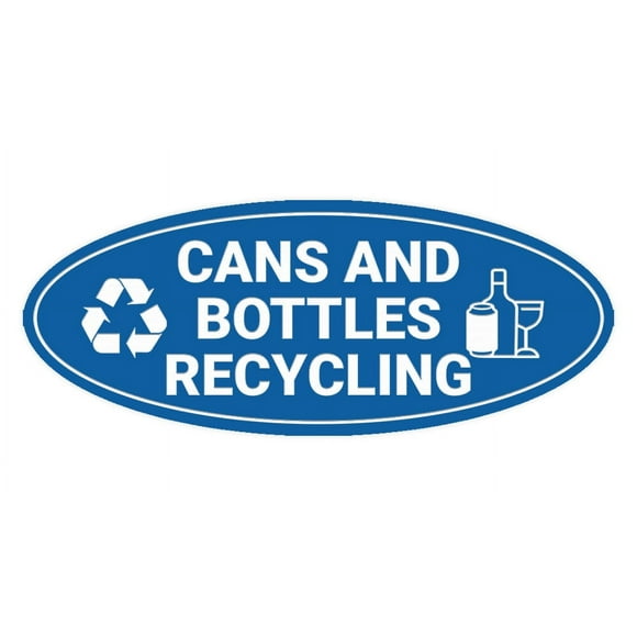 Cans And Bottles Only Sign