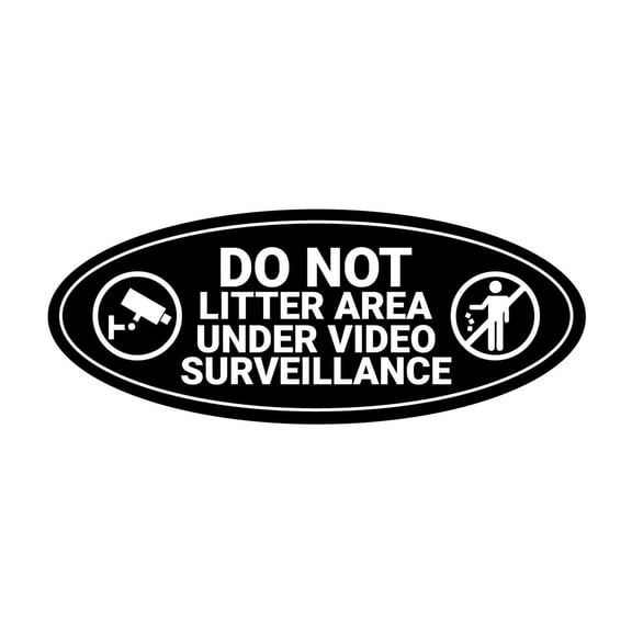 Please Do Not Litter Signs