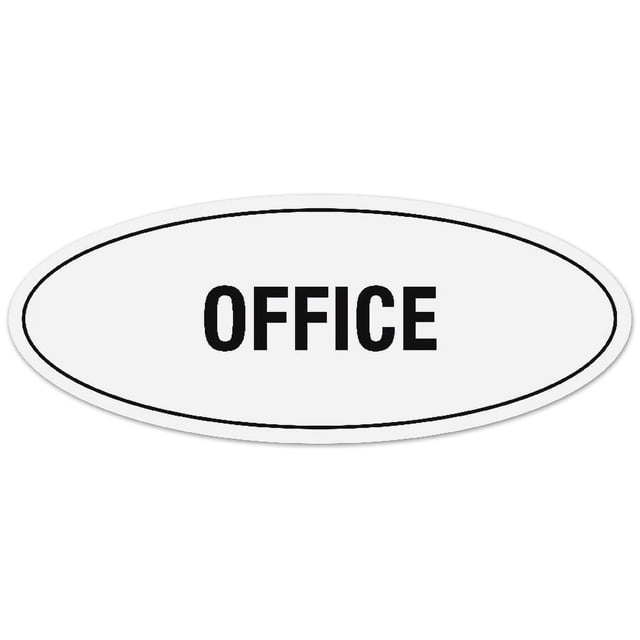 Signs ByLITA Oval Office Sign - Laser-Engraved Lettering | Durable ABS ...