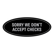 Signs ByLITA Oval Secretary Sign (Dark Brown) - Small 2x5" - Walmart.com
