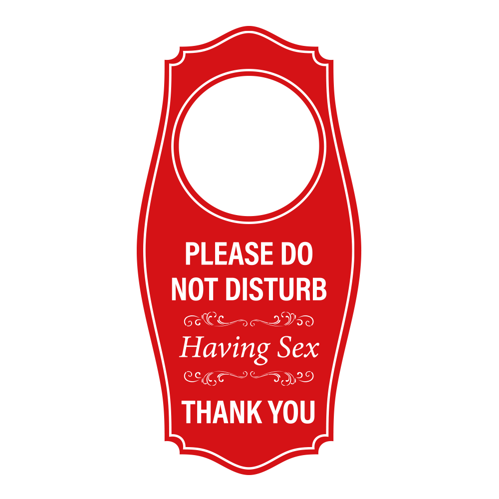 Do Not Disturb Unless You Have Chocolate Plastic Door Knob Hanger Sign ...