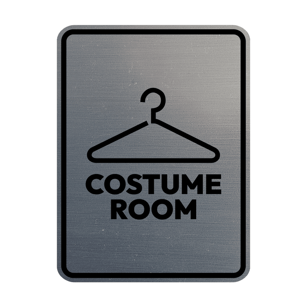 Signs ByLITA Portrait Round Costume Room Door or Wall Sign Easy ...