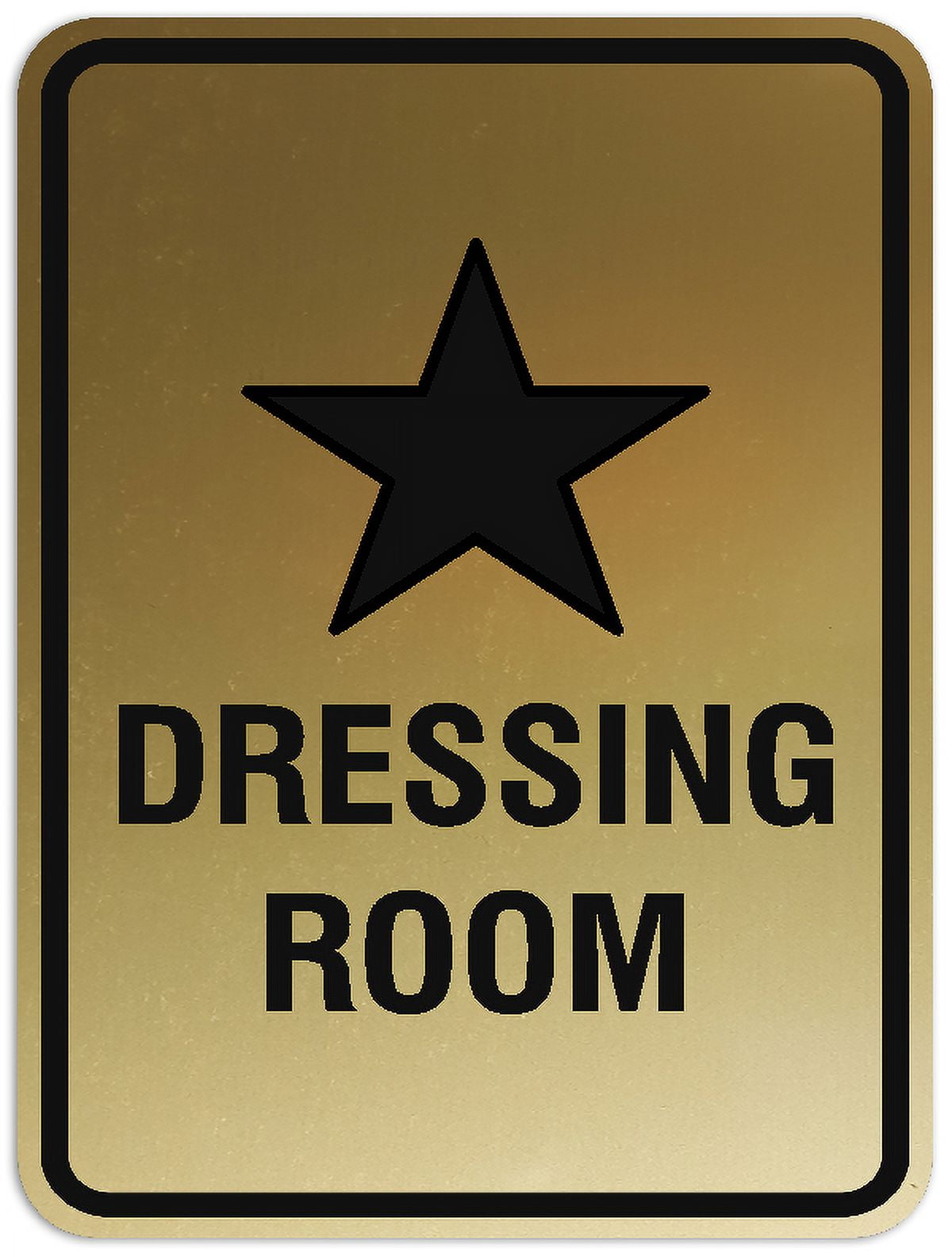 Signs ByLITA Portrait Round Dressing room Sign - Laser-Engraved ...
