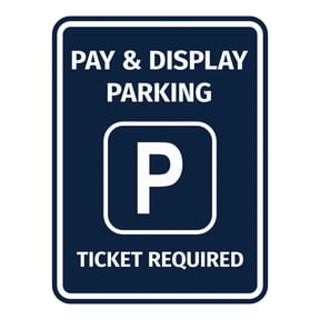 Signs ByLITA Portrait Round Slow Reduce Speed When Entering Parking Lot ...