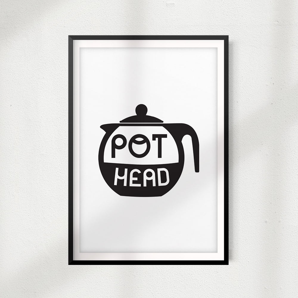 Signs ByLITA Pot Head 11" x 14" UNFRAMED Print Kitchen Décor, Quote ...