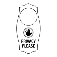 Uxcell Do Not Disturb Door Hang Sign Double Sided Privacy Sign Red 1 ...