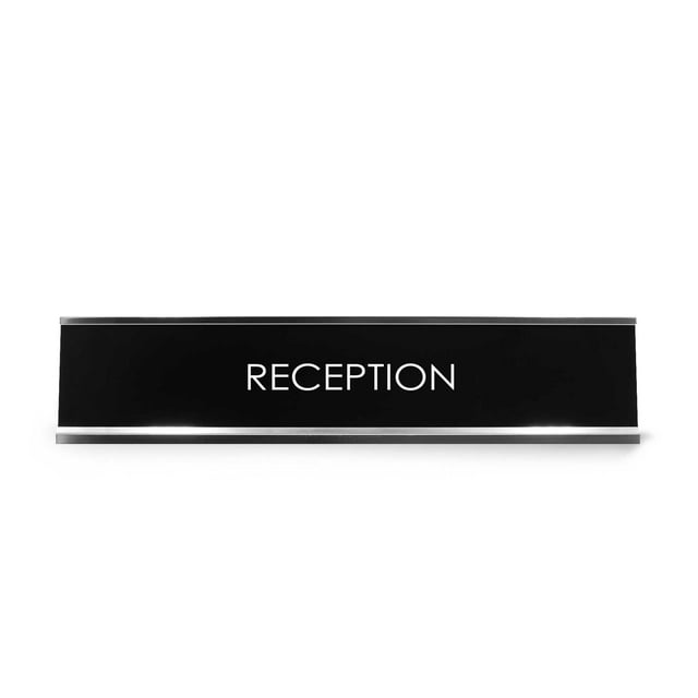 Signs ByLITA Reception Novelty Desk Sign - Walmart.com