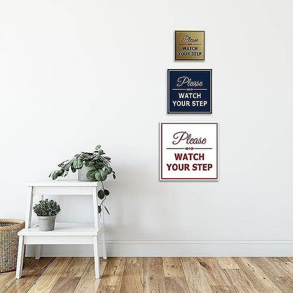 Signs ByLITA Square Classy Please Watch Your Step Sign | Safety Sign ...