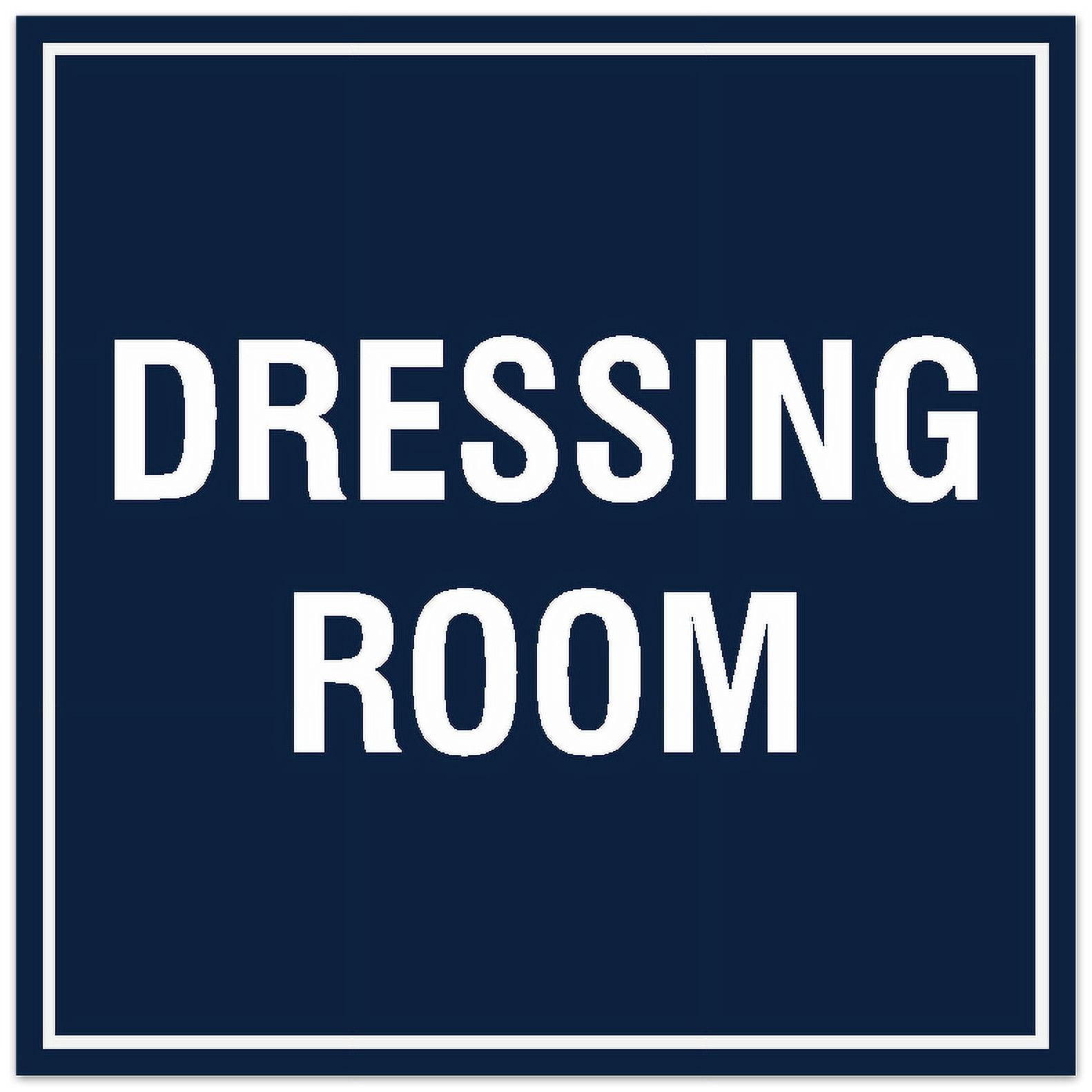 Signs ByLITA Square Dressing Room Sign - Easy Installation | Durable ...