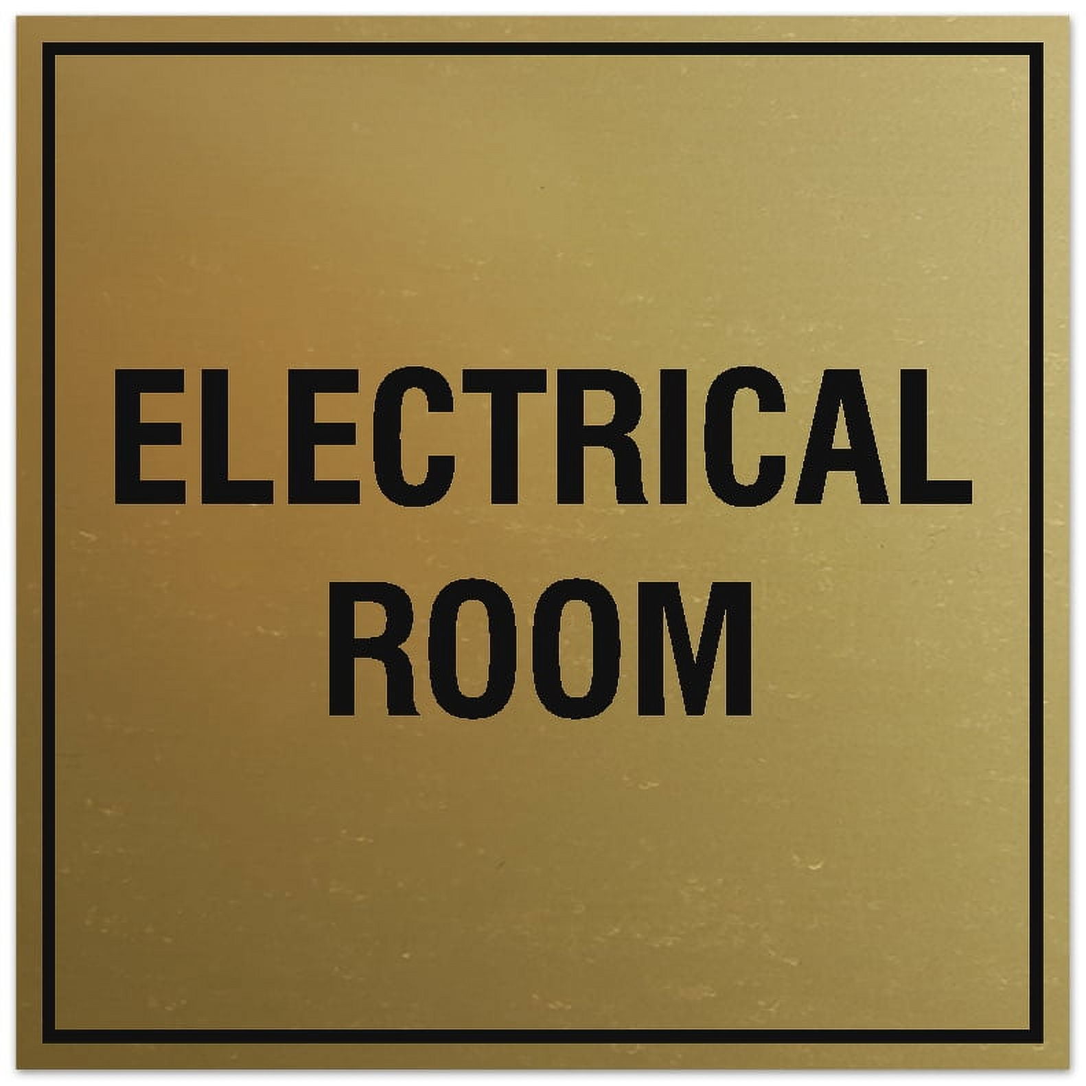 Signs ByLITA Square Electrical Room Sign - Easy Installation | Durable ...