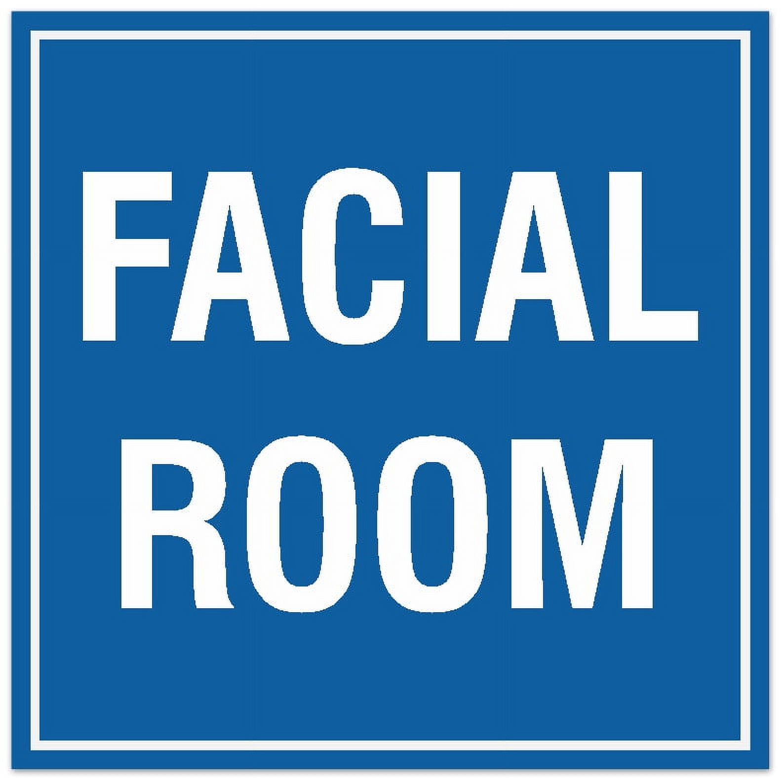Signs ByLITA Square Facial Room Sign - Easy Installation | Durable ...