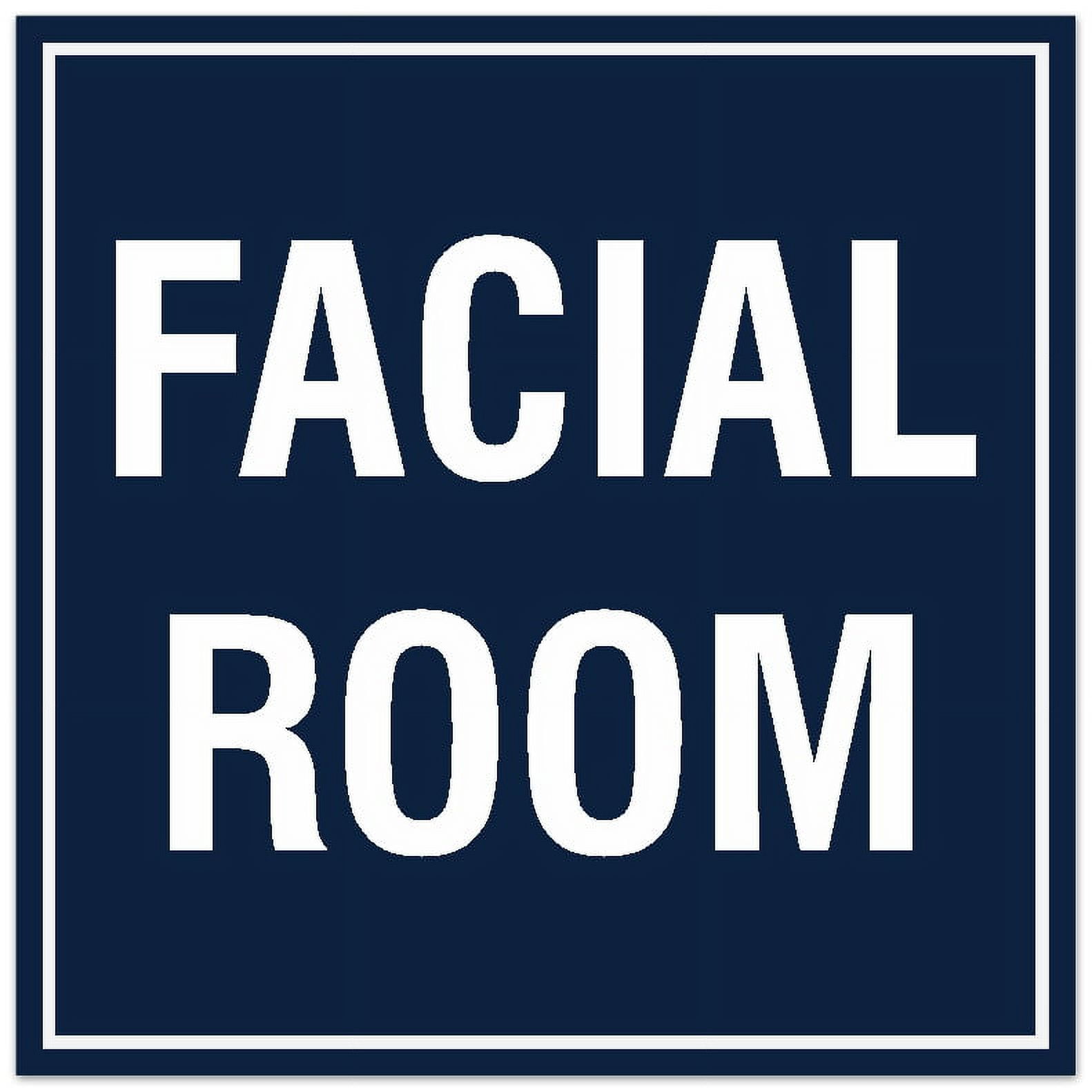 Signs ByLITA Square Facial Room Sign - Easy Installation | Durable ...