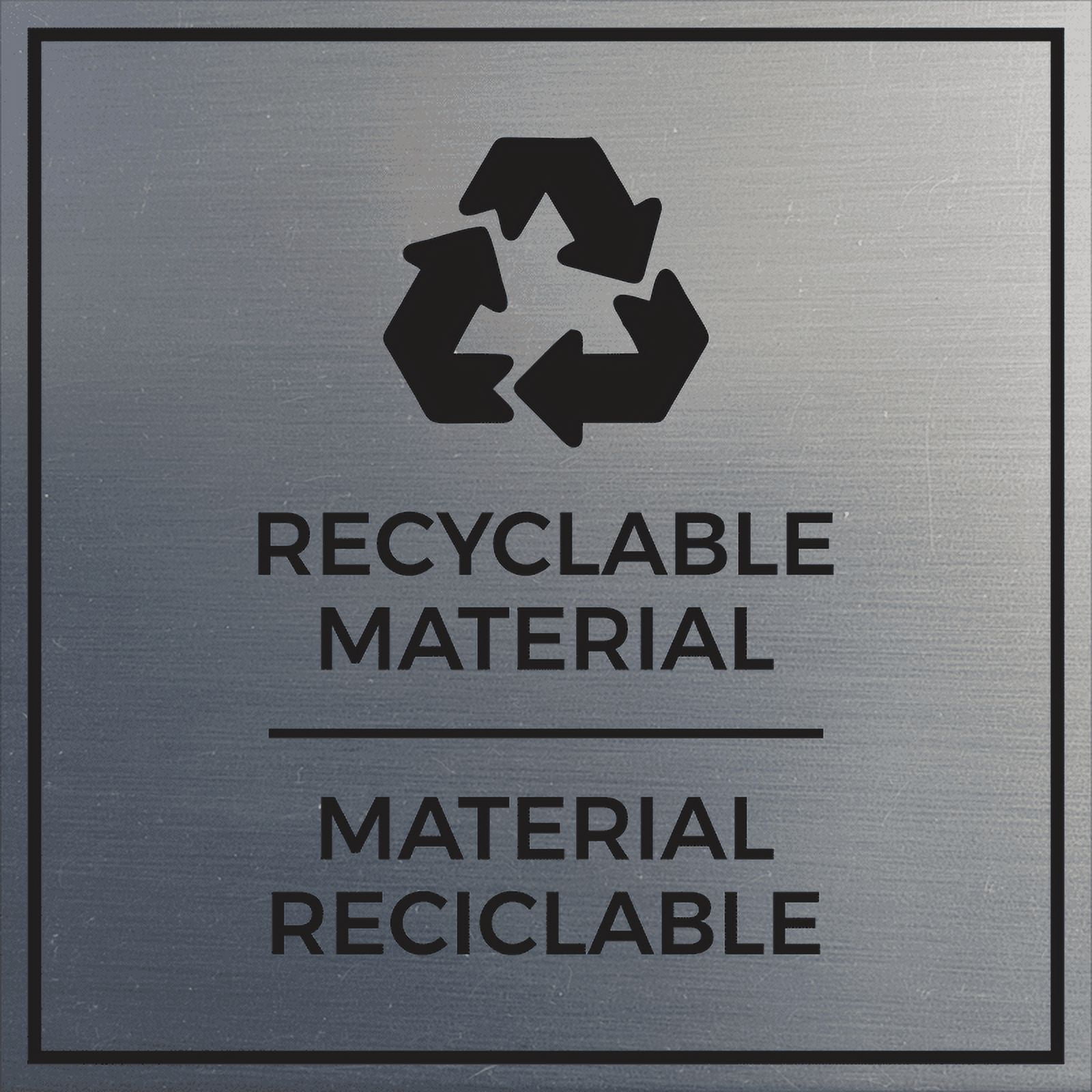 Signs ByLITA Square Recyclable Material Door or Wall Sign | Spanish ...