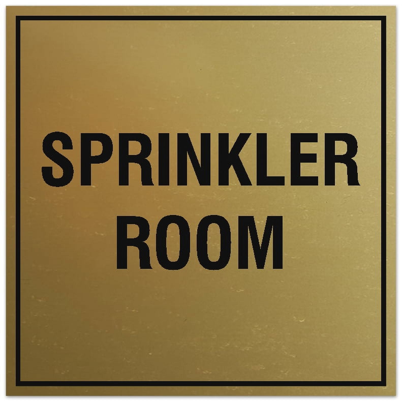Signs ByLITA Square Sprinkler Room Sign - Easy Installation | Durable ...