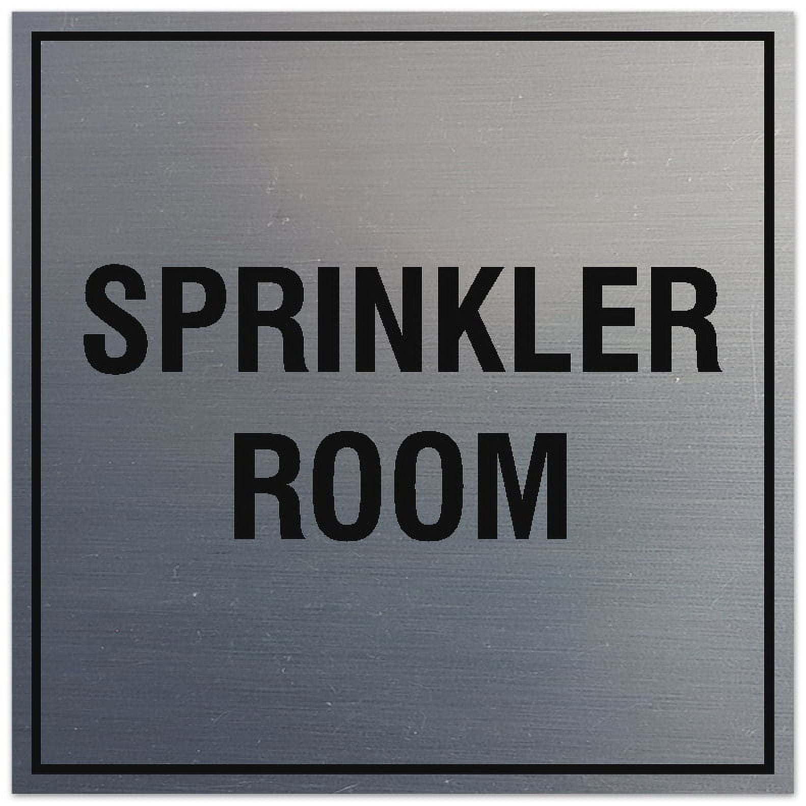 Signs ByLITA Square Sprinkler Room Sign - Easy Installation | Durable ...